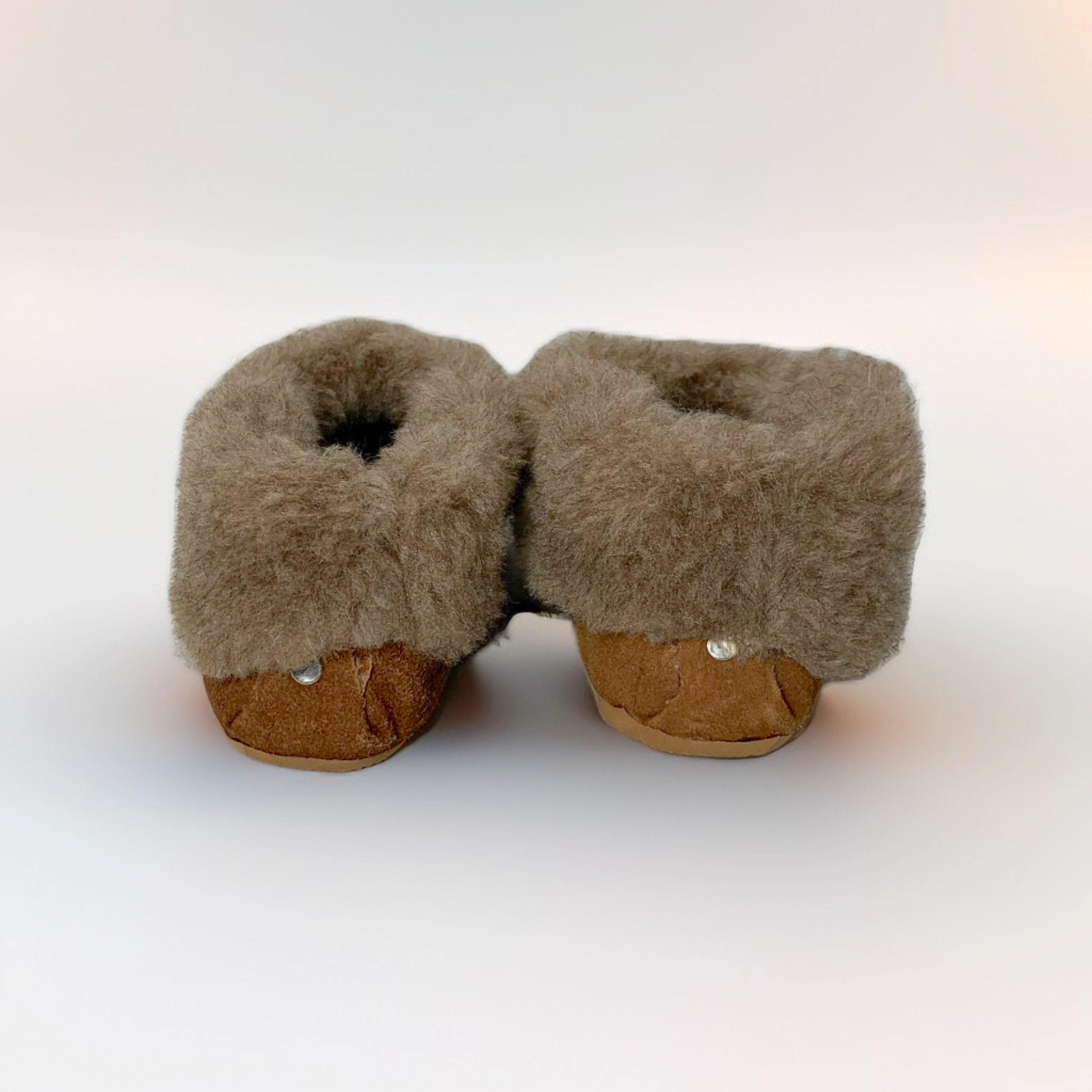 Women's Sheepskin Slippers, Traditional Polish Moccasins \ High-quality ...