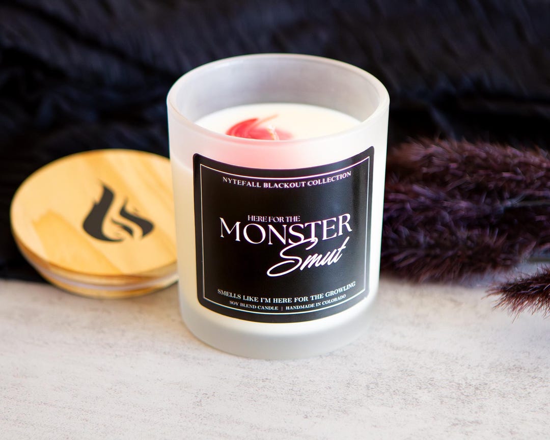 Monster Smut Candle (9oz Bookish Candle) - Etsy