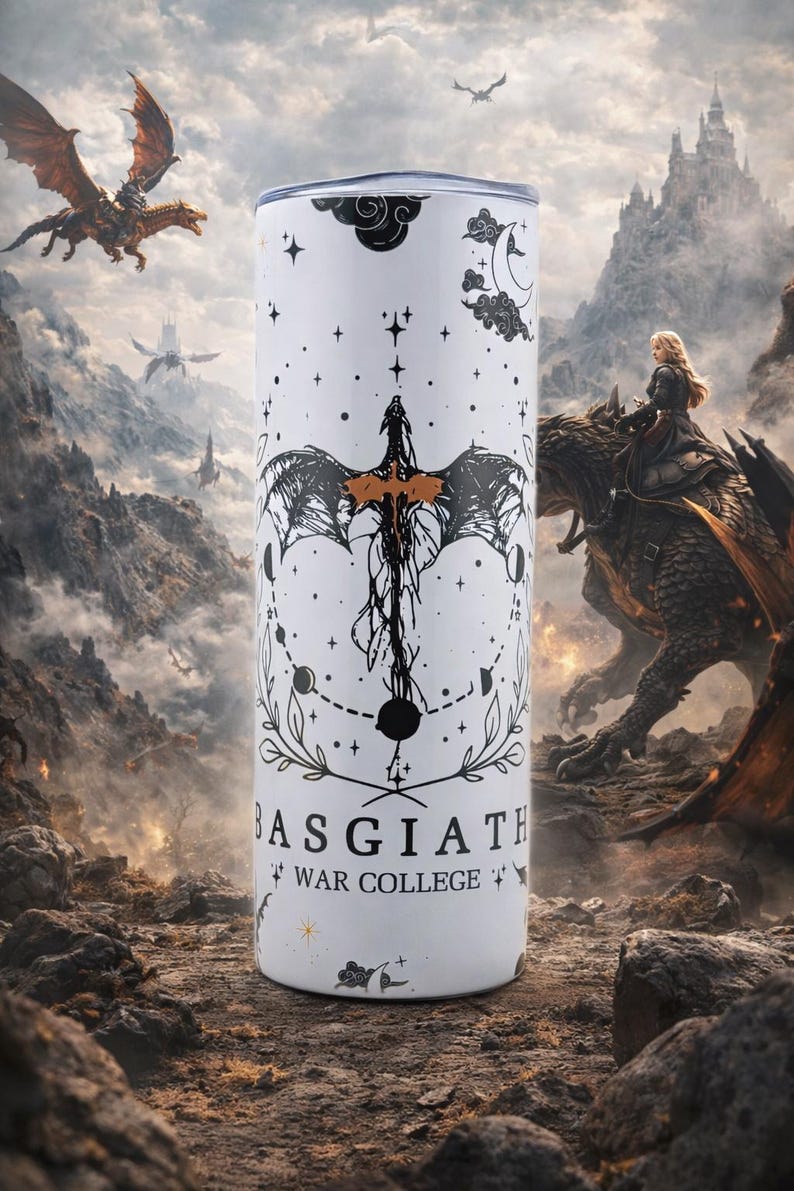 Fourth Wing 20oz Basgiath Academy Tumbler - Etsy