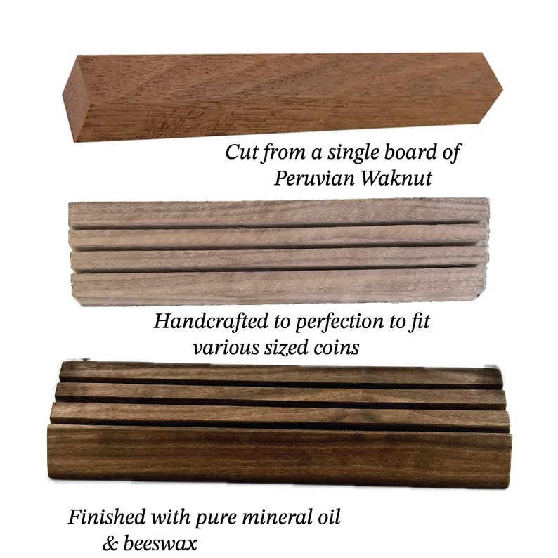 Handcrafted Wooden Challenge Coin Display Stand - Etsy