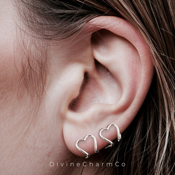 Heart Ear Cuff - Etsy