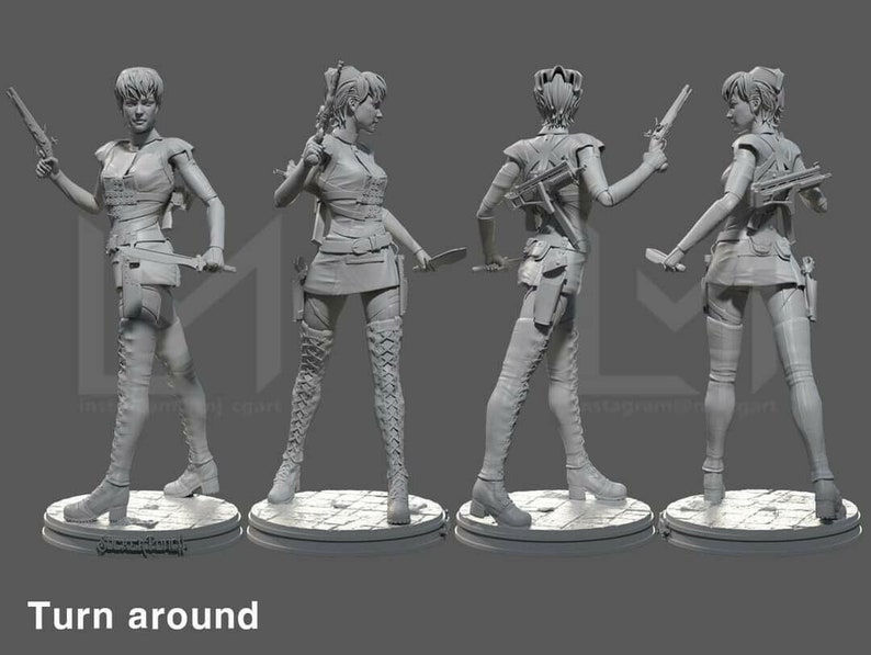 Jena Malone Sucker Punch Rocket 3D STL File 3D Digital - Etsy Australia
