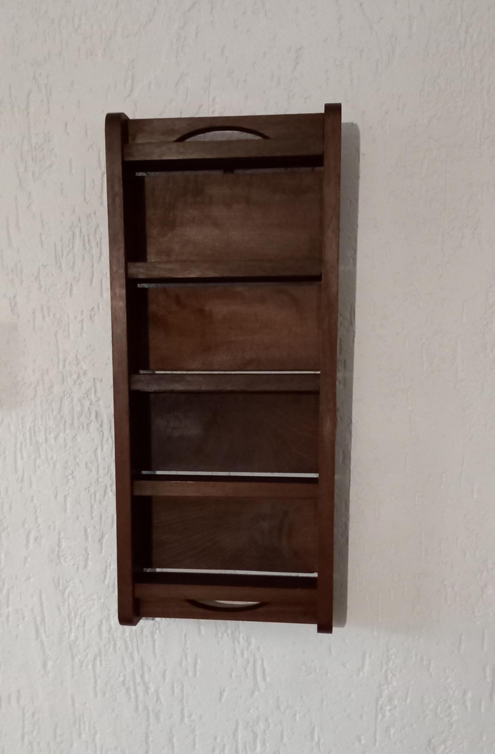 Vintage Solid Oak Wall Rack - Etsy