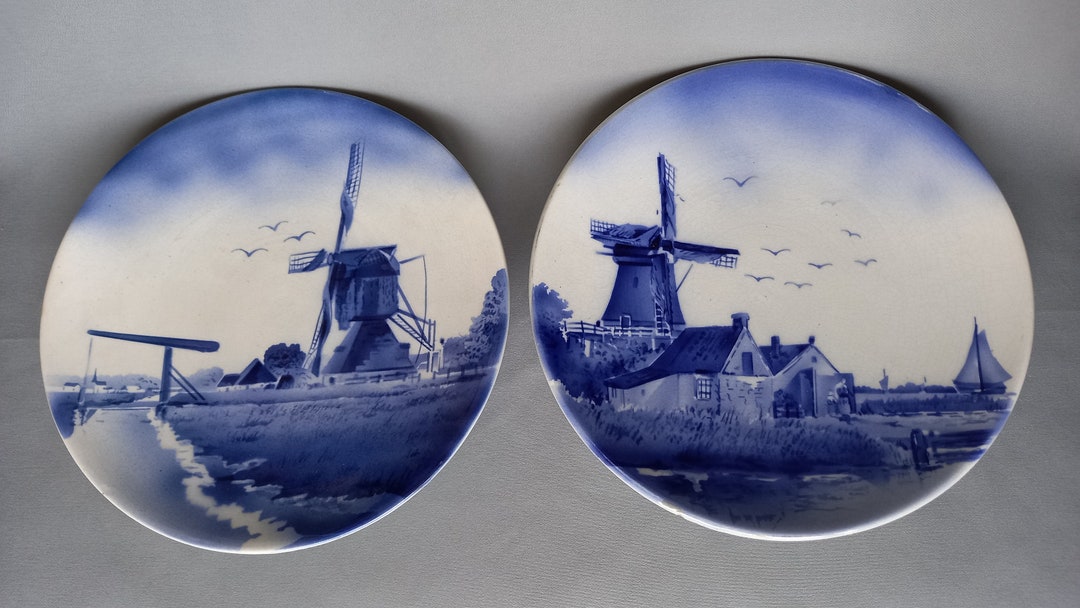 Delft Blue Wall Plates - Etsy