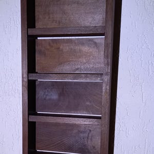 Vintage Solid Oak Wall Rack - Etsy