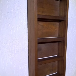 Vintage Solid Oak Wall Rack - Etsy