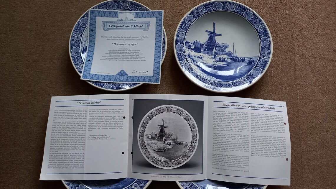 ROYAL GOEDEWAAGEN Paul Van Dort Wall Plates - Etsy