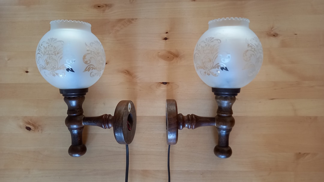 Vintage Pair Sconces - Etsy
