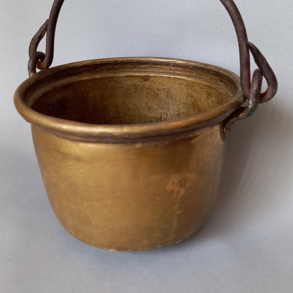 Antique Brass Bucket - Etsy