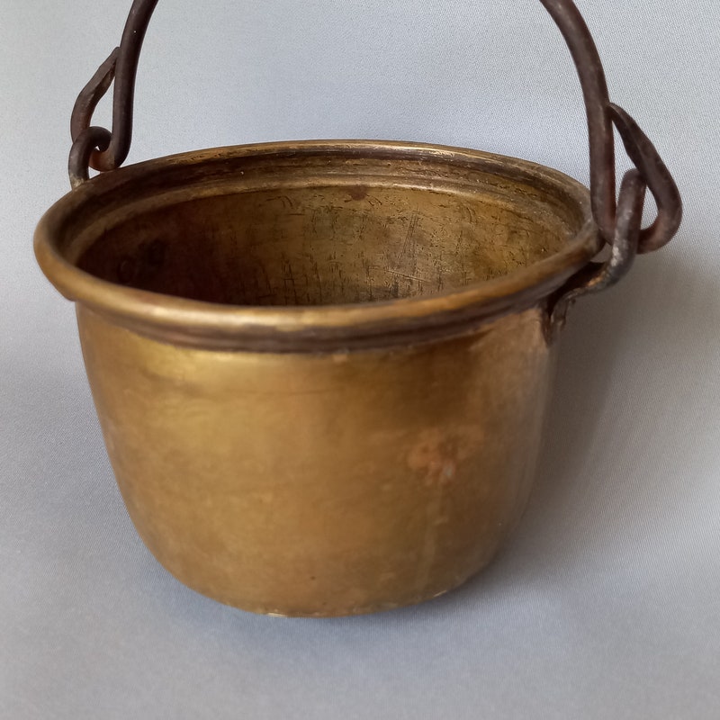 Antique Brass Bucket - Etsy