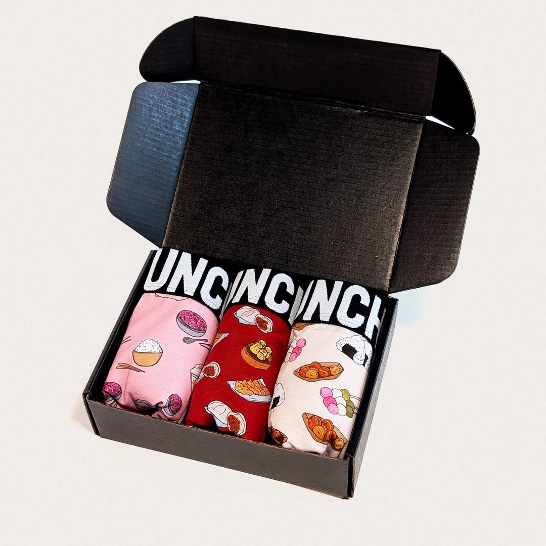 Boxer Briefs Gift Box Set | Dimsum Rice Gift | Breathable Comfortable ...
