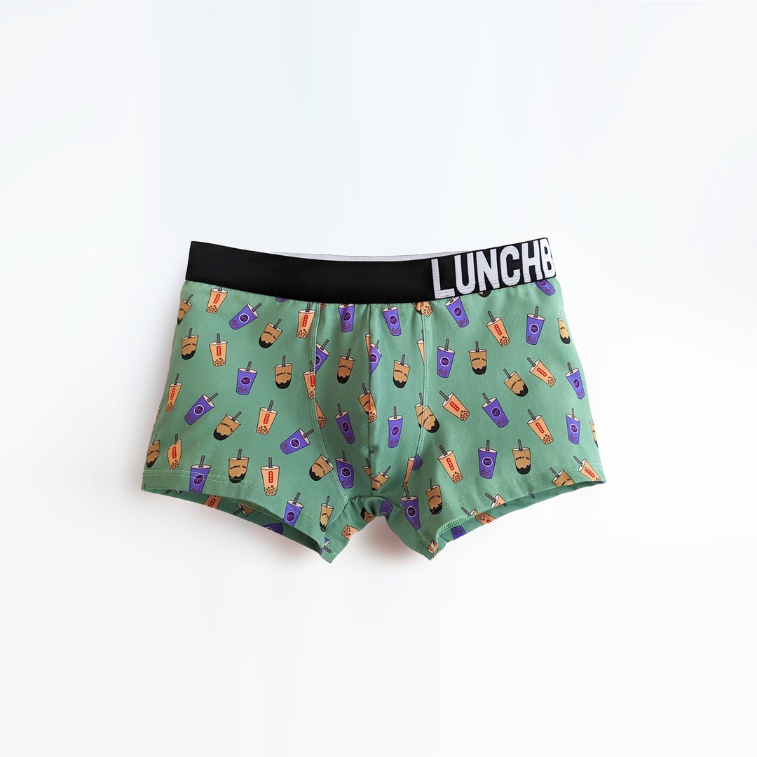 Boxer Briefs | Bubble Tea or Boba | Breathable Comfortable Cotton ...
