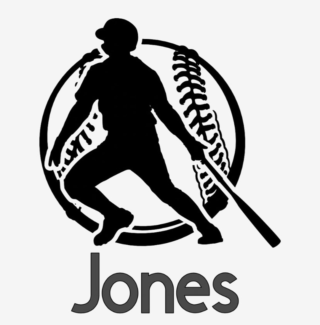 Custom Baseball Bat Hit Batter Sports Vinyl Decal for Window Car/ Truck ...