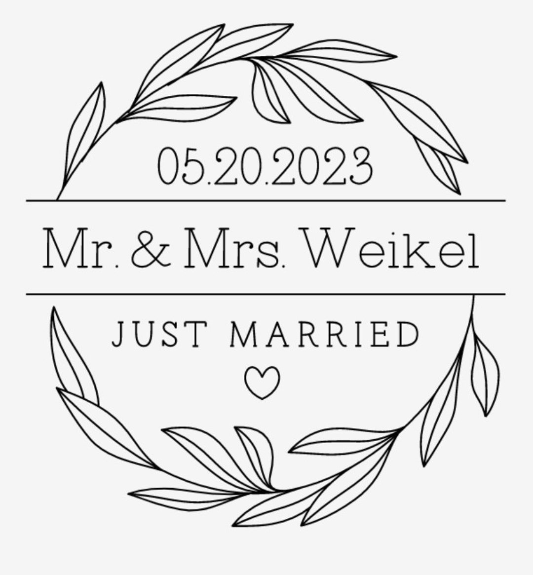 Custom Monogram Decal, Customizable Wedding Monogram, Custom Wedding ...