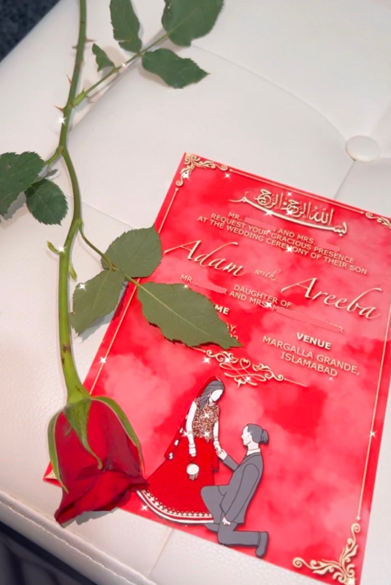 Personalised Regal Wedding Invitation, Template Download, Shaadi Baraat ...