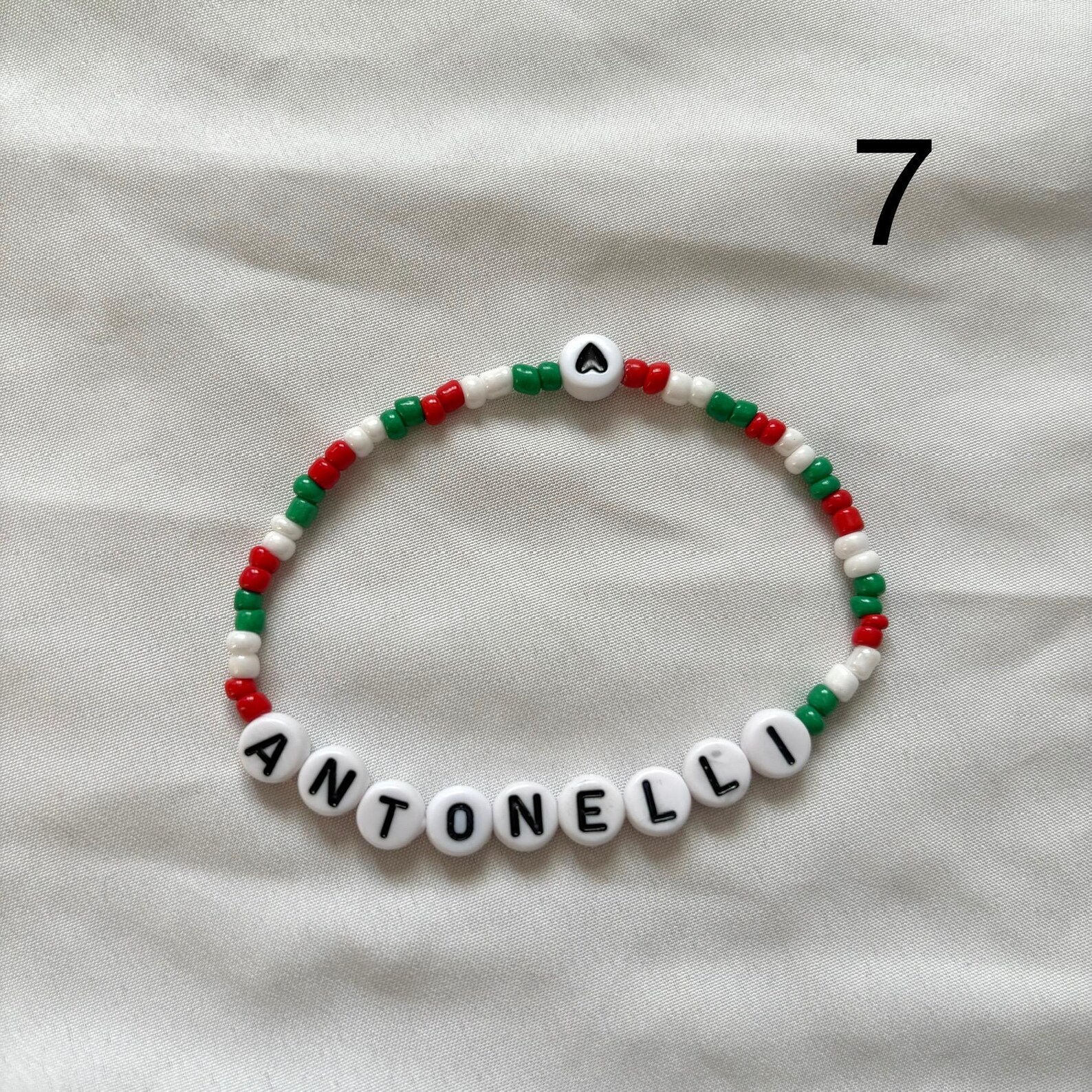 Kimi Antonelli Inspired F1 Beaded Bracelet | Formula 1 Friendship ...