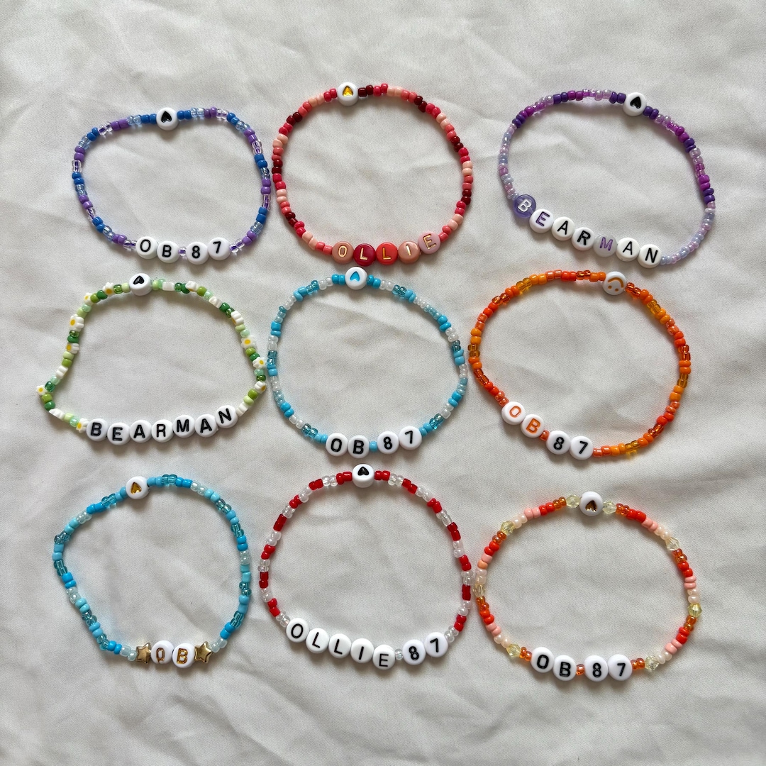 Ollie Bearman Inspired F1 Beaded Bracelet | Formula 1 Friendship ...