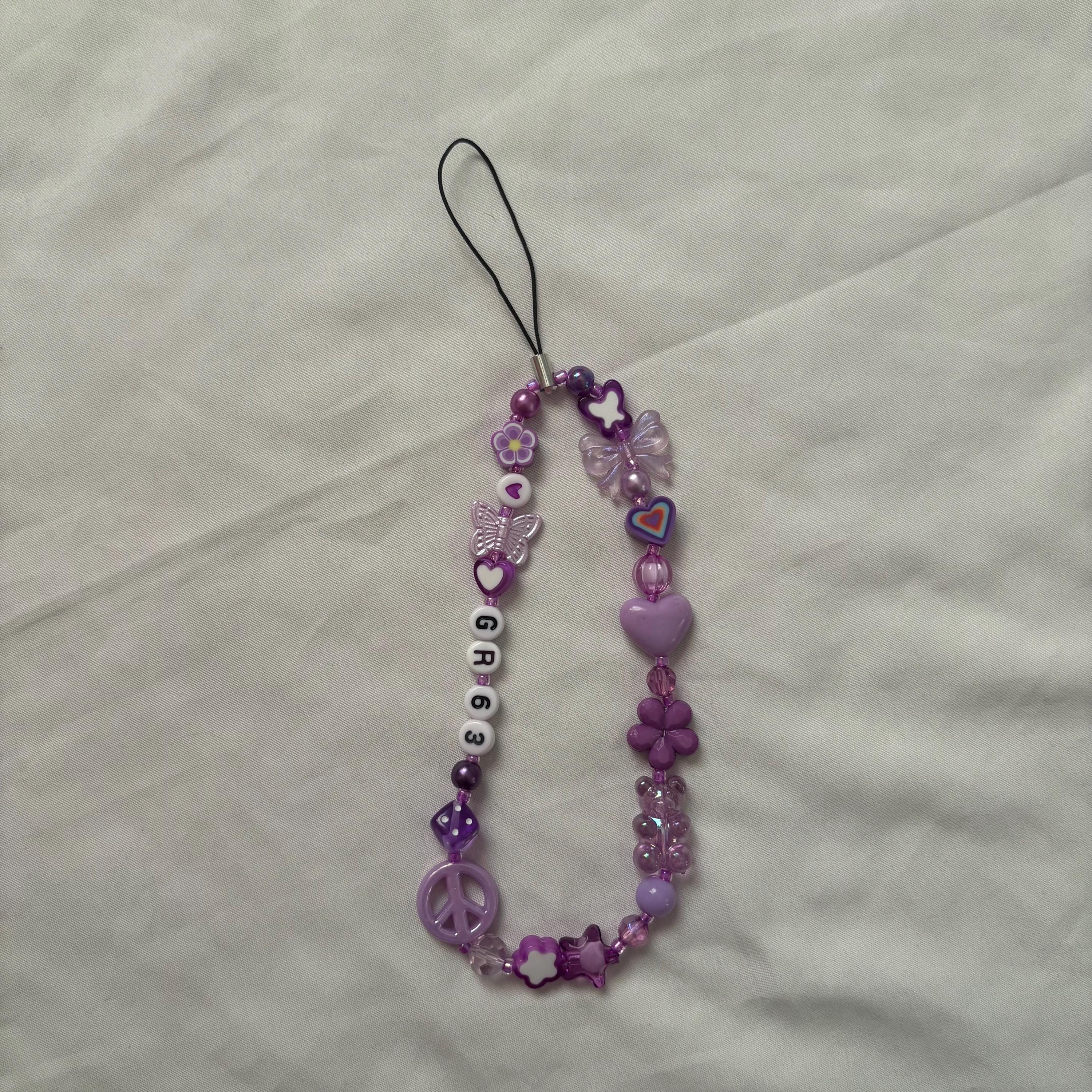 George Russell Inspired Formula 1 Beaded Phone Charm Strap - Etsy