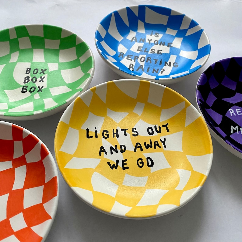 Custom F1 Quote Trinket Bowl - Etsy