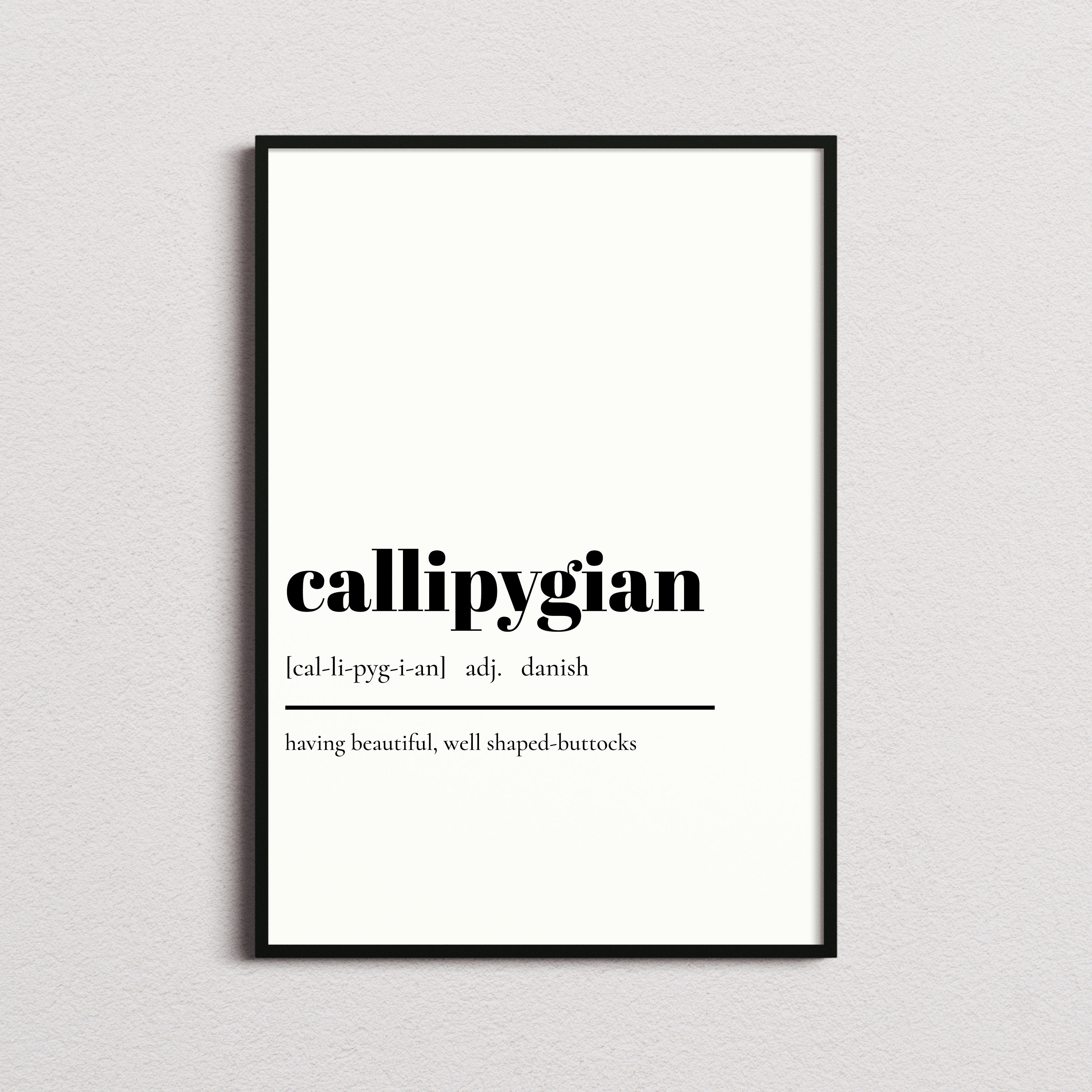 Callipygian Ideal