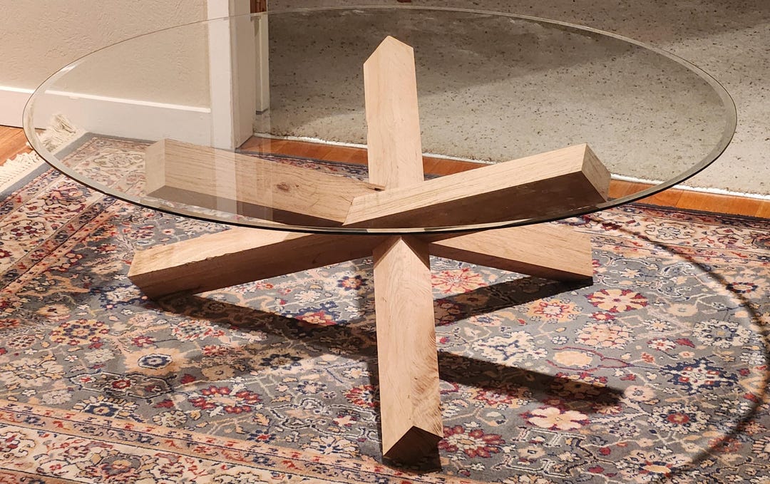 3-sided Solid Oak Table Legs - Etsy