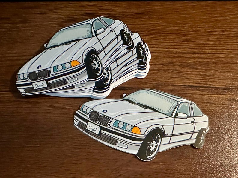BMW E36 Car Sticker - Etsy