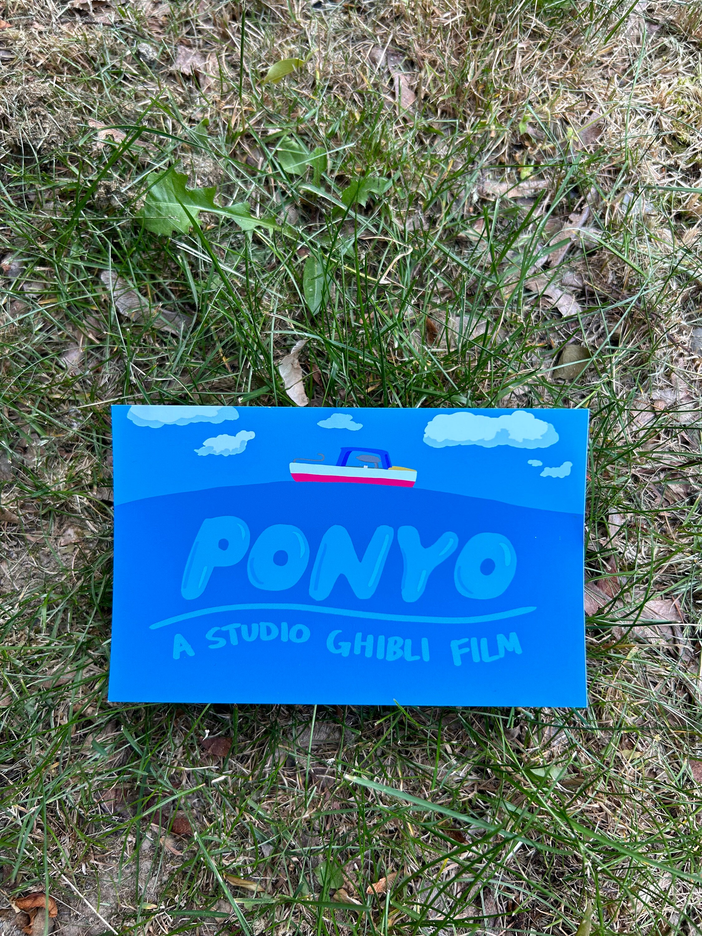 Ponyo Title Print - Etsy