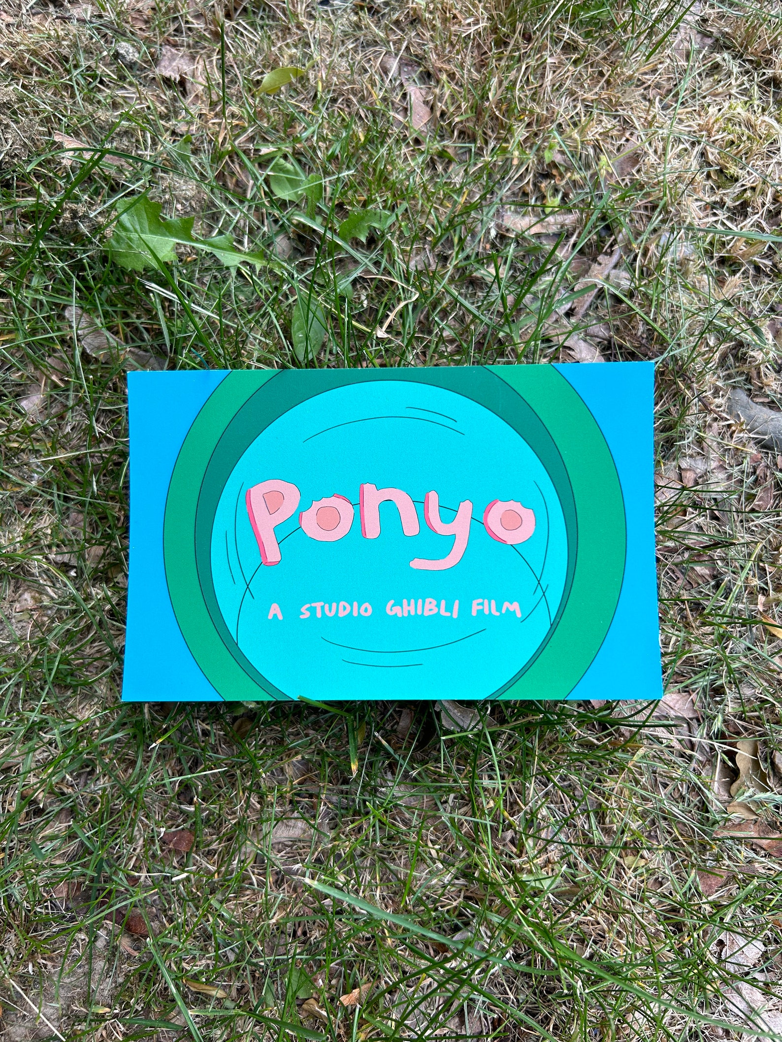 Ponyo Title Print - Etsy
