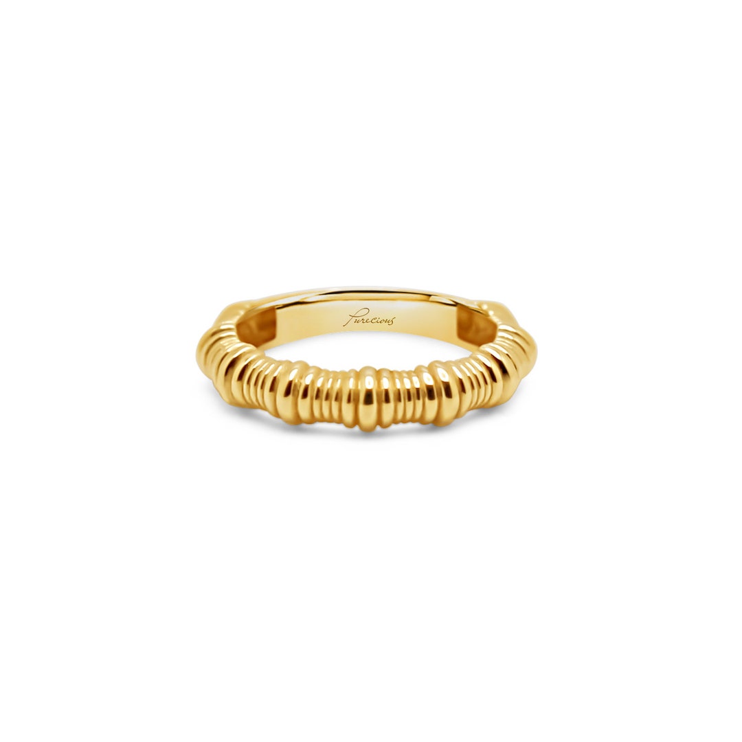 Gold Pasta Ring - Etsy