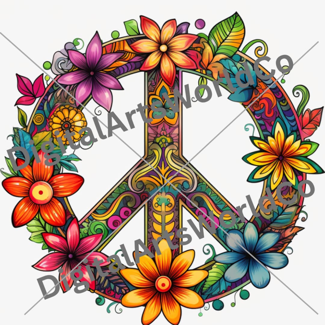 Peace Symbol Png, Peace Sign Clip Art, Peace Symbol Png , Flower Peace ...