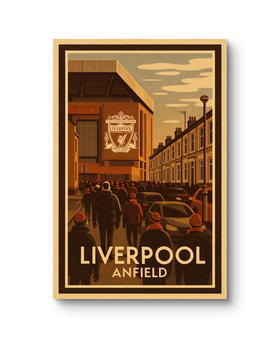 Liverpool Anfield - Art Deco Metal Sign - Etsy
