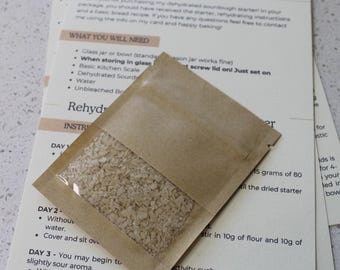 Marge - Dehydrated Sourdough Starter With Beginner Friendly Recipe - Etsy