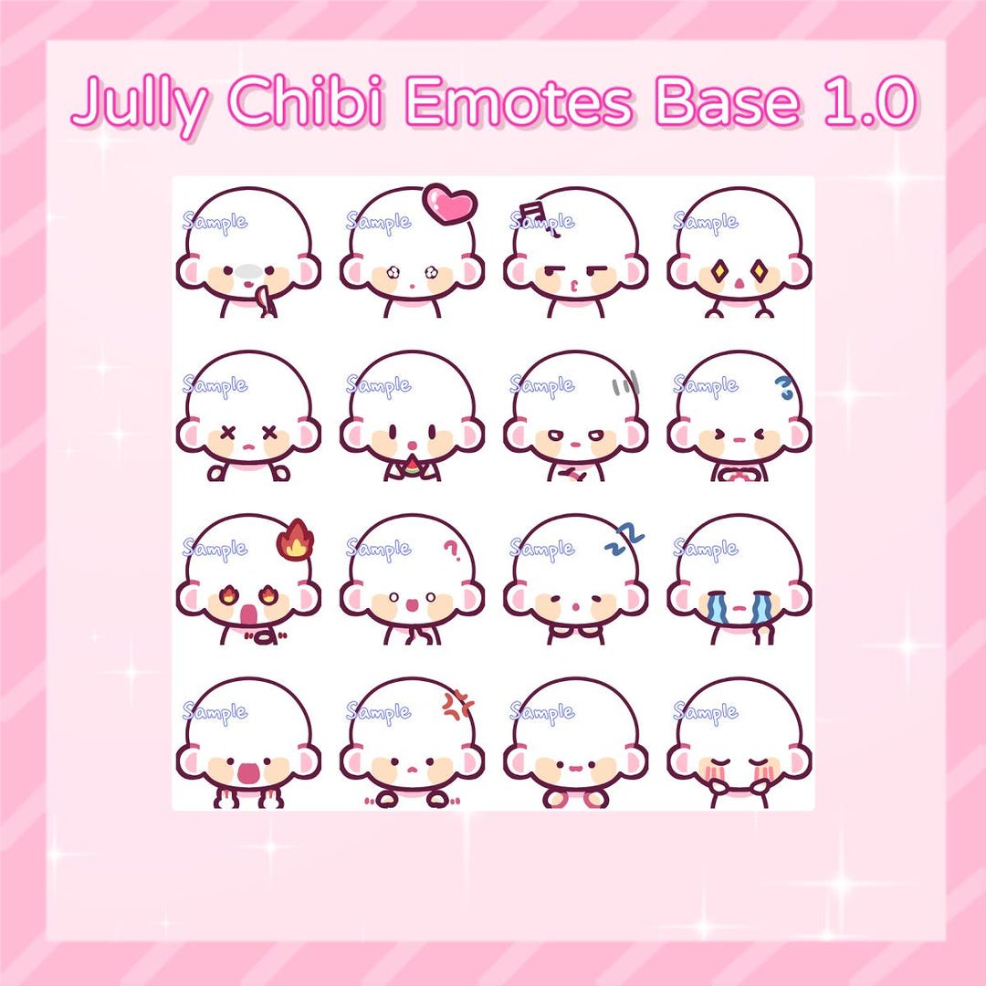 Chibi Emote Base Pack - Etsy