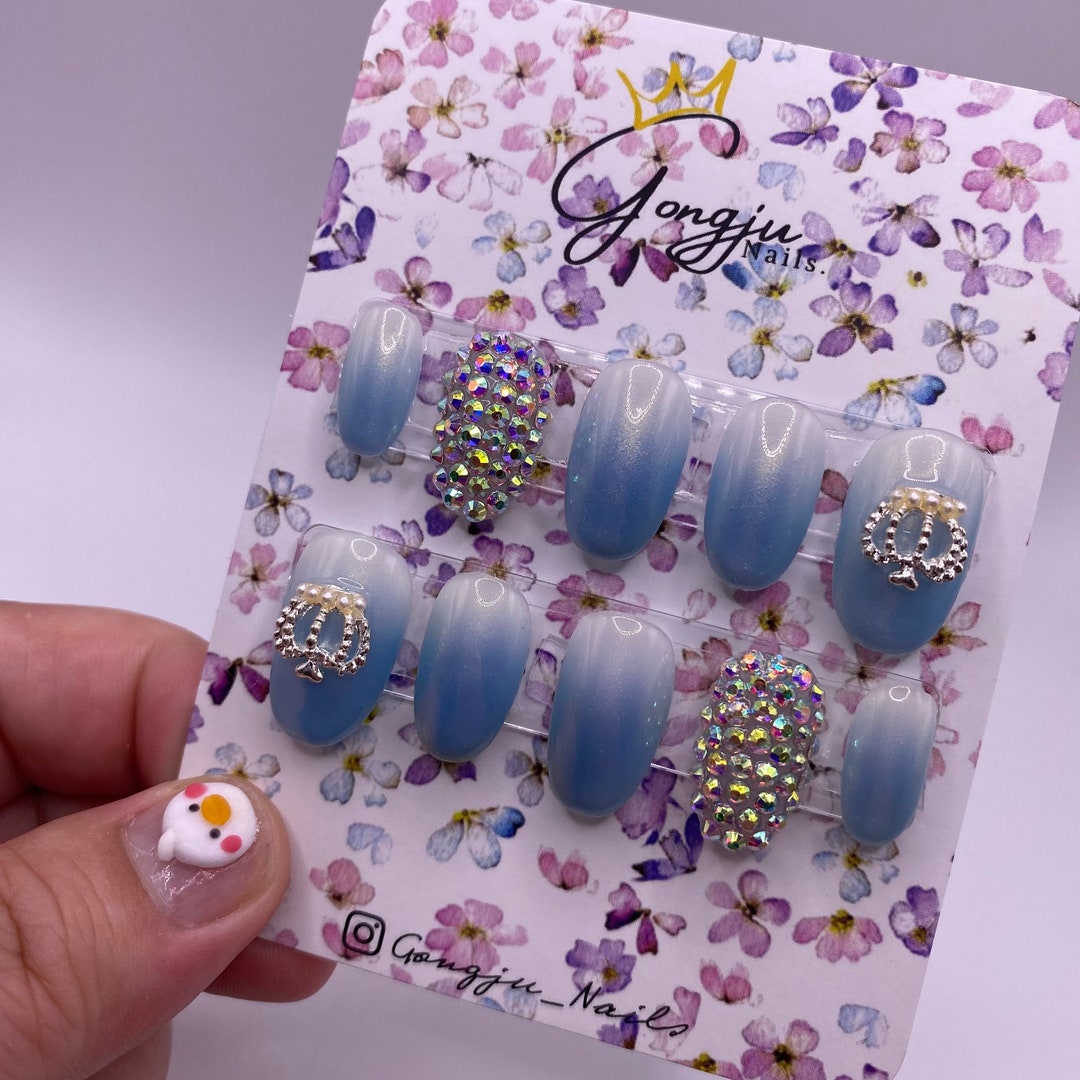 Princess Press on Nails - Etsy