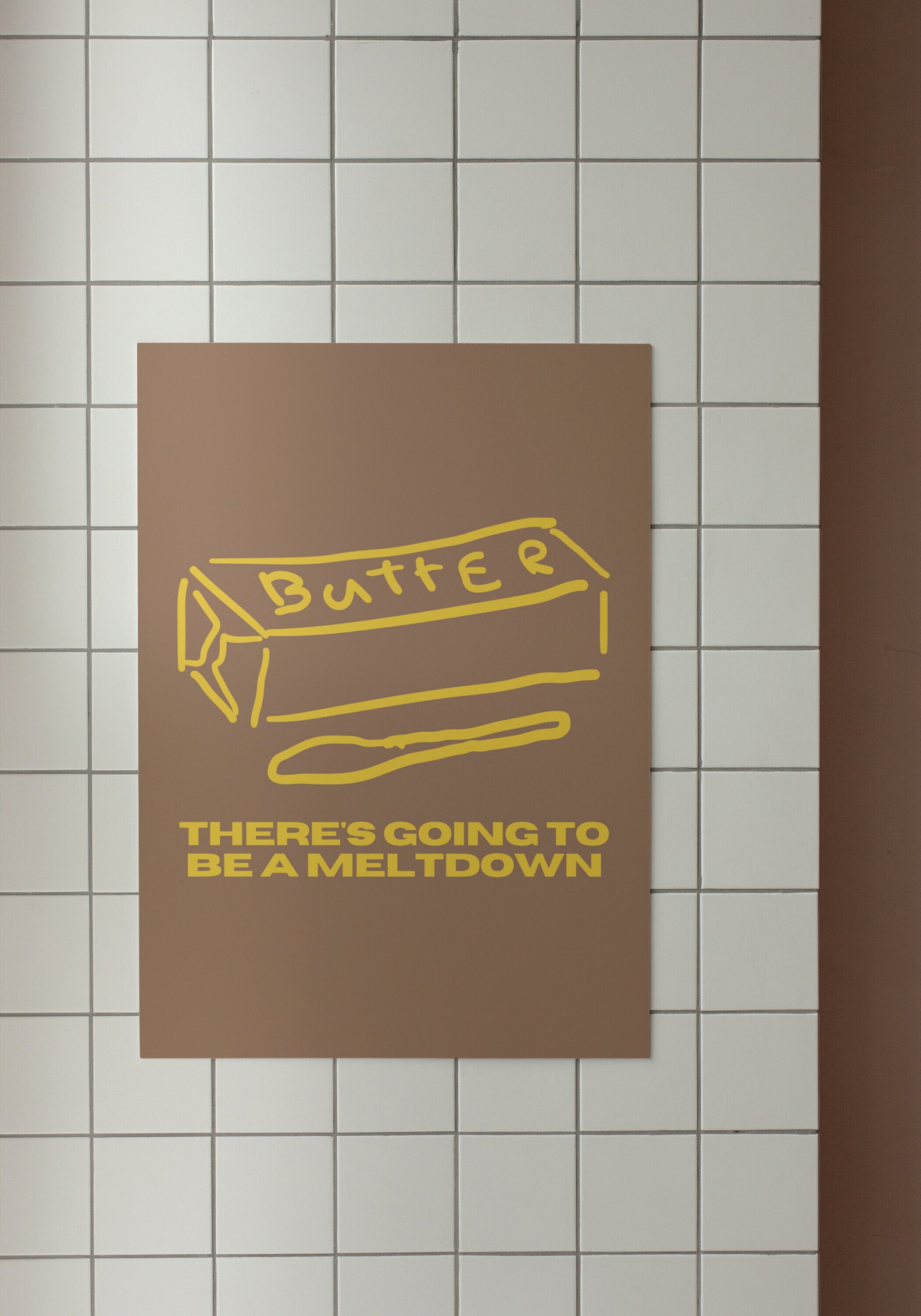 Butter Illustration Food Art Print Culinary Wall Art Butter-themed ...