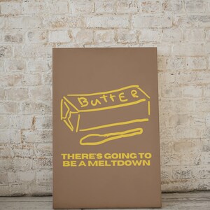 Butter Illustration Food Art Print Culinary Wall Art Butter-themed ...