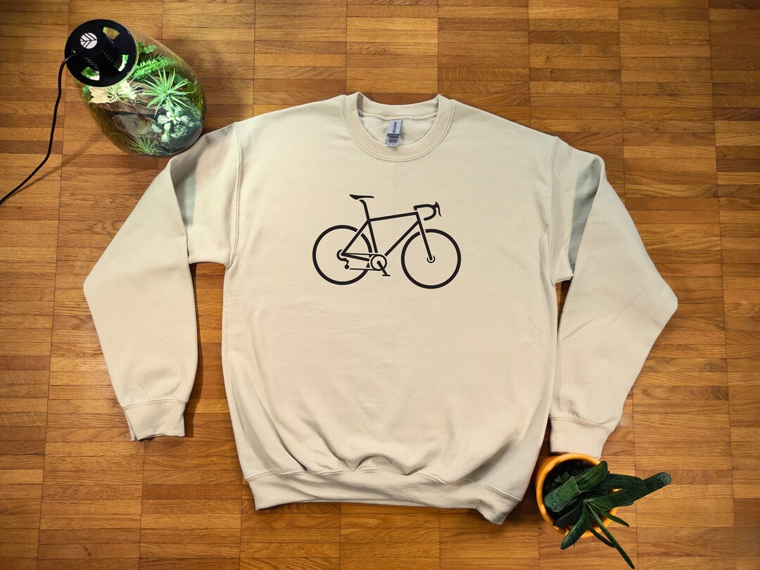 Bicycle Sweatshirt, Gift for Bicycle Fans, Road Bike Sweater, Unisex ...