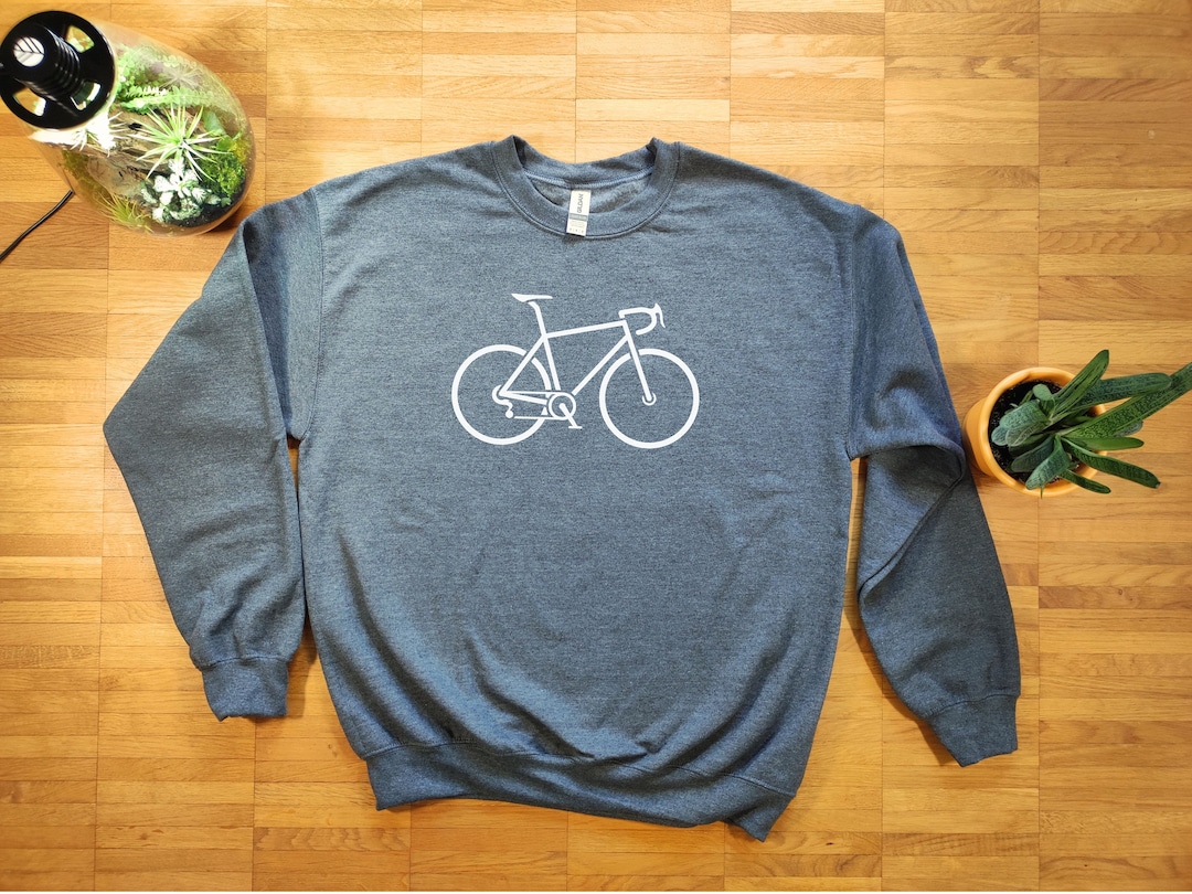 Bicycle Sweatshirt, Gift for Bicycle Fans, Road Bike Sweater, Unisex ...