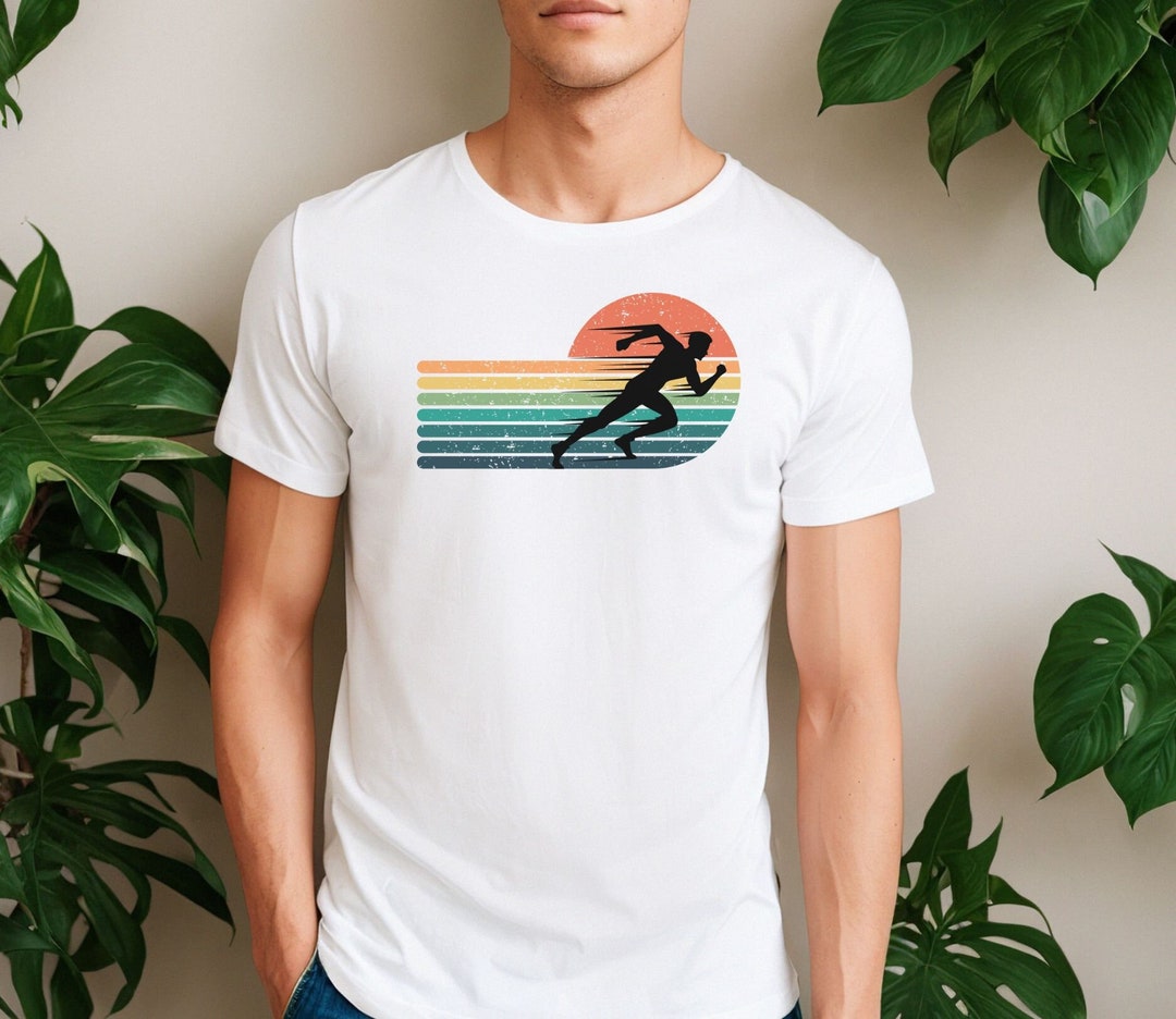 Camiseta Runner, Camisa para Joggers, Camisa Retro Running, Para ...