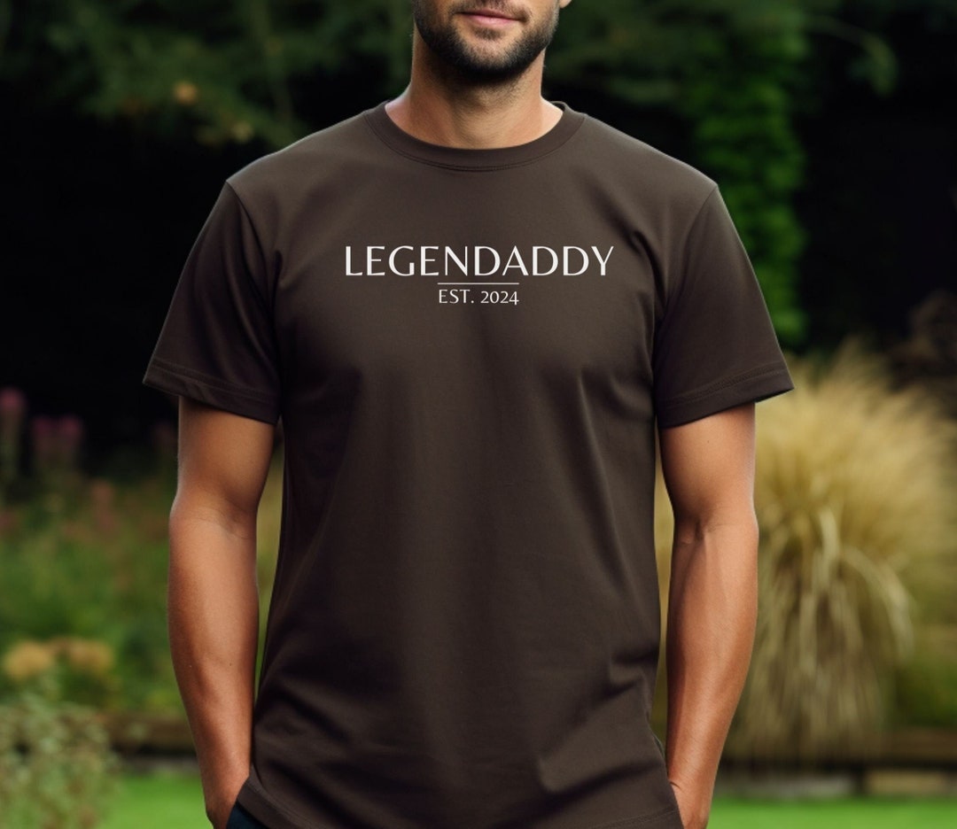 Papa Tshirt, Legendaddy 2024, personalisierbar, Geschenk Vatertag, Geschenk Geburt, Tshirt aus ...