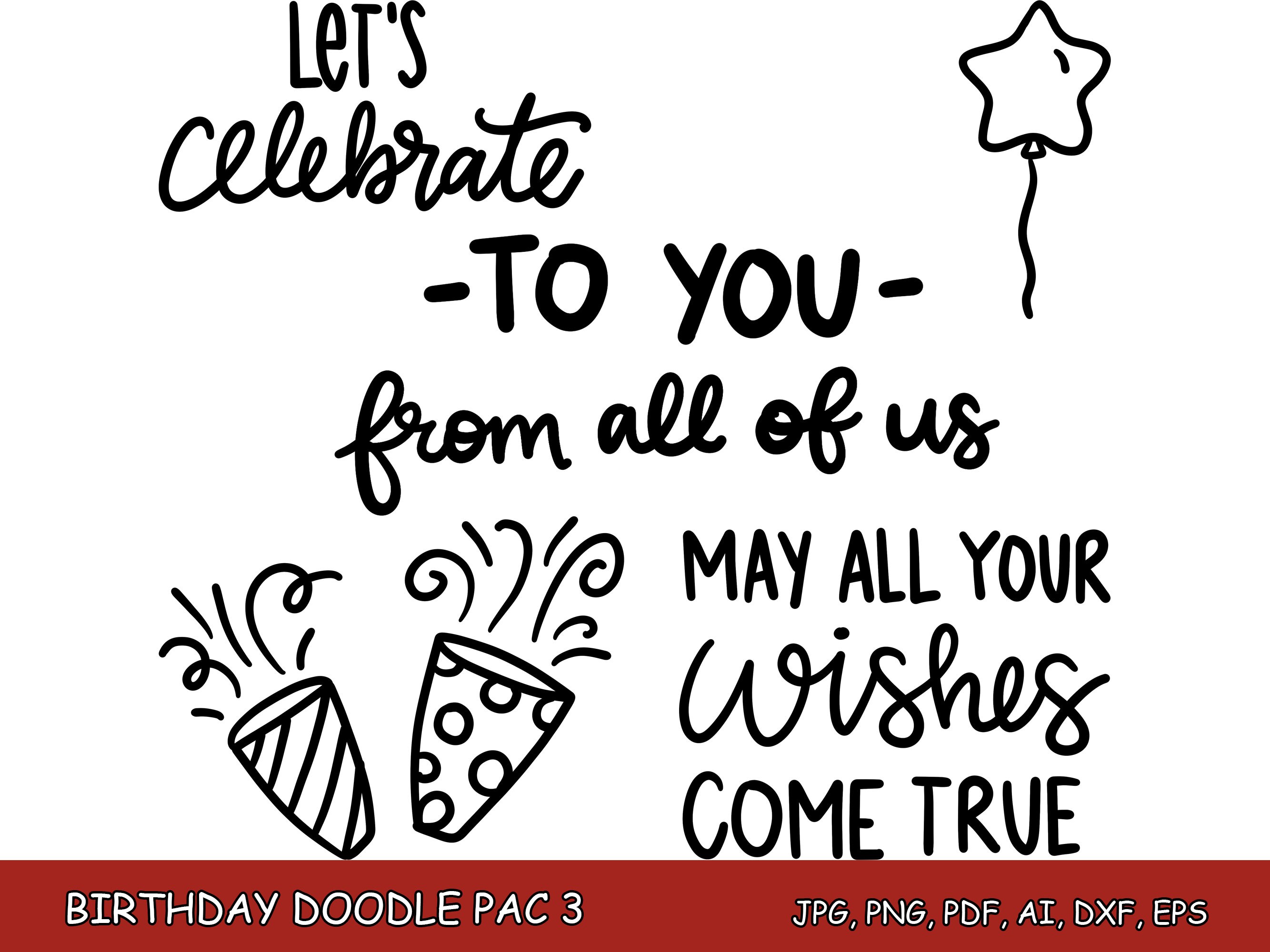 Birthday Svg Bundle 1, Birthday Svg Files, Birthday Svg Files, Birthday ...