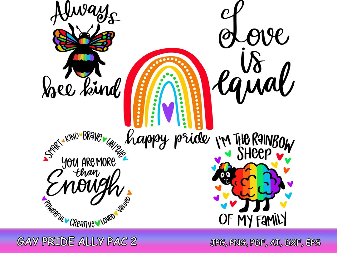 Gay Pride Svg Bundle Lgbt Svg Bundle Gay Svg Pride Svg Rainbow Svg