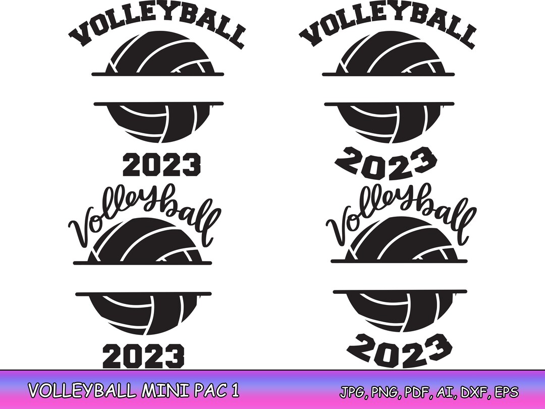 Serve, Spike, Score: Volleyball SVG for Your Winning Crafts - Etsy