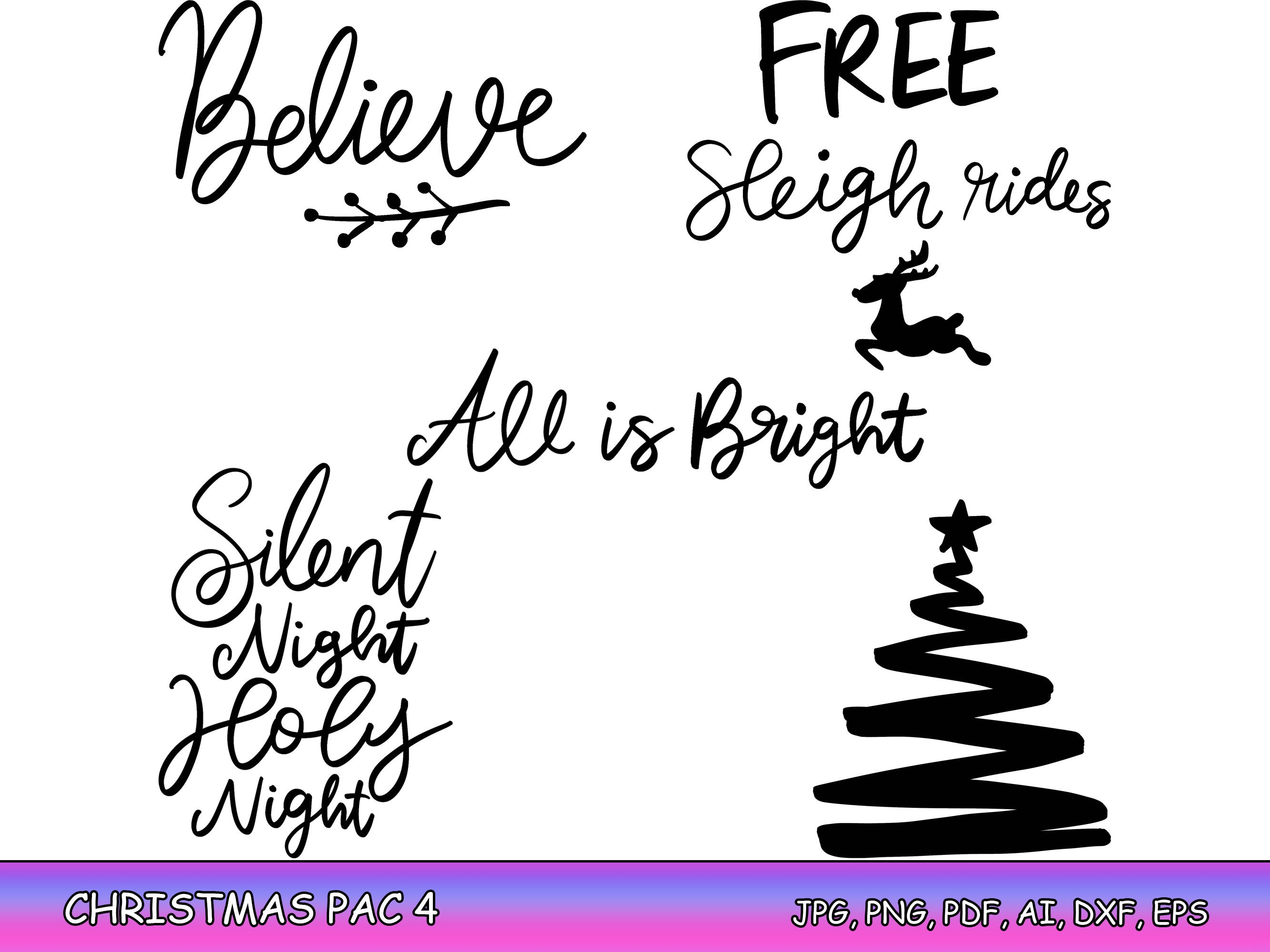 Christmas SVG Bundle, SVG Bundle, Digital Download,sublimation,clipart ...
