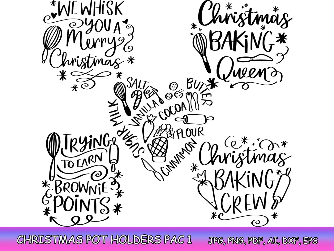 Gourmet Creations: Kitchen SVG Bundle With Baking, Kitchen Quotes and ...