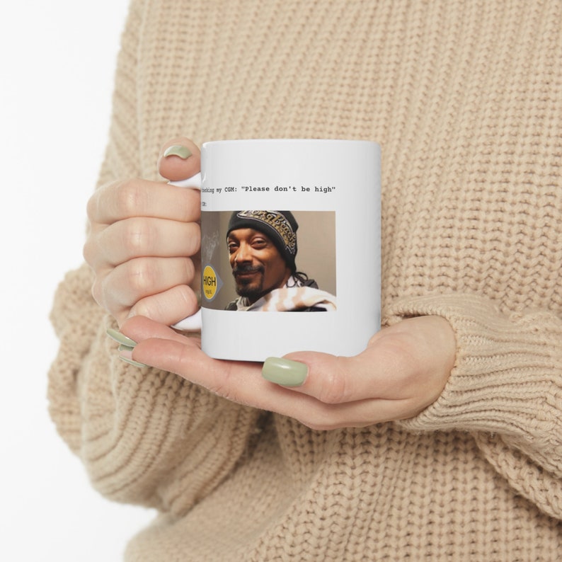 Diabetes Gift, Funny Snoop Dogg Mug, Ceramic Mug, Gift for Diabetics ...