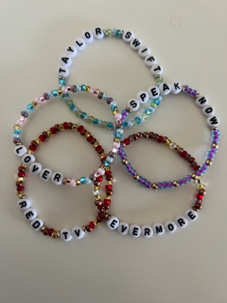 Friendship Bracelets | Trading Set of 5 | Eras Tour Bracelets | Taylor ...