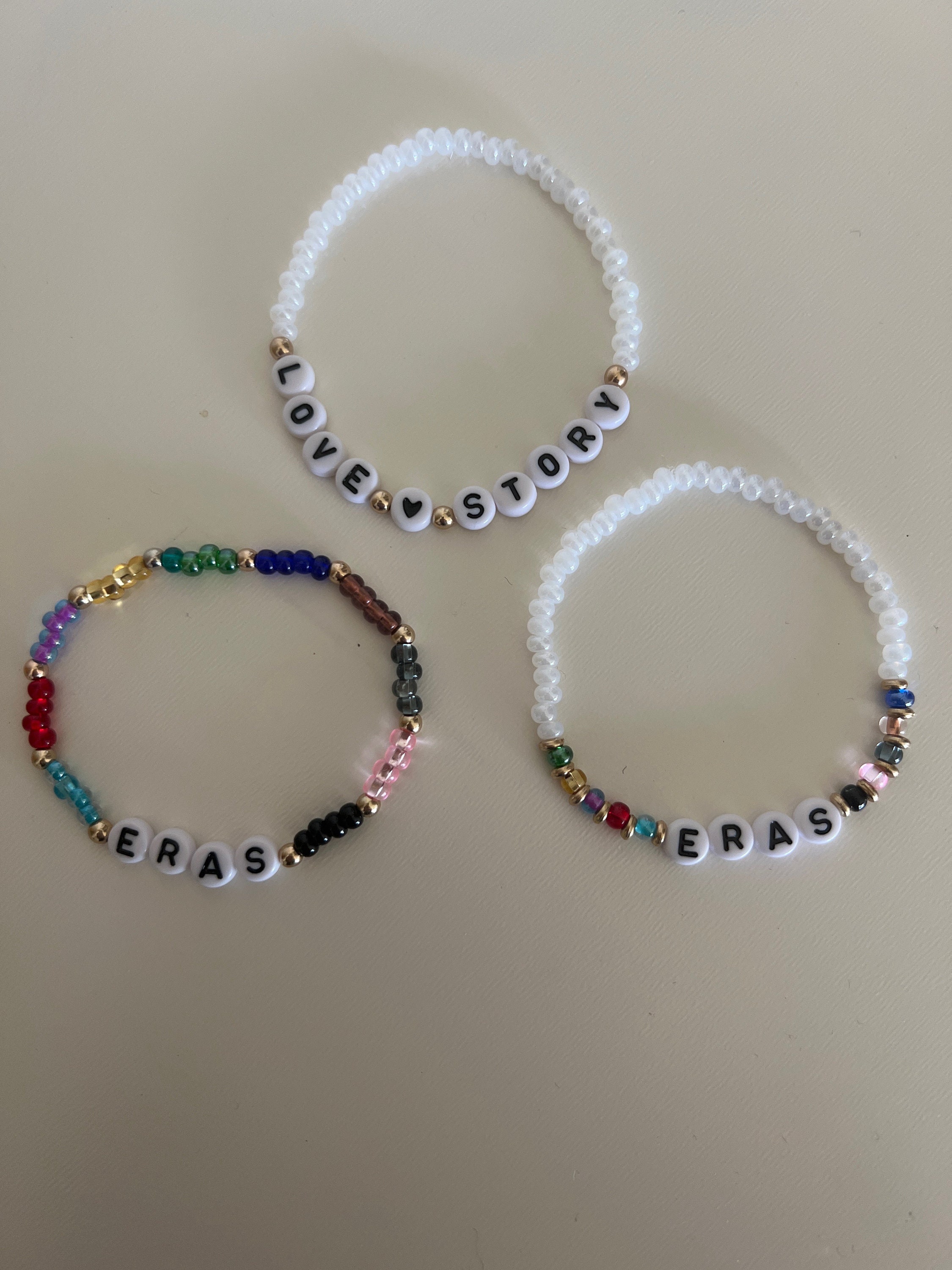 Friendship Bracelets Trading Set of 5 Eras Tour Bracelets Taylor Swift ...