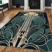 Art Deco Rug - Etsy