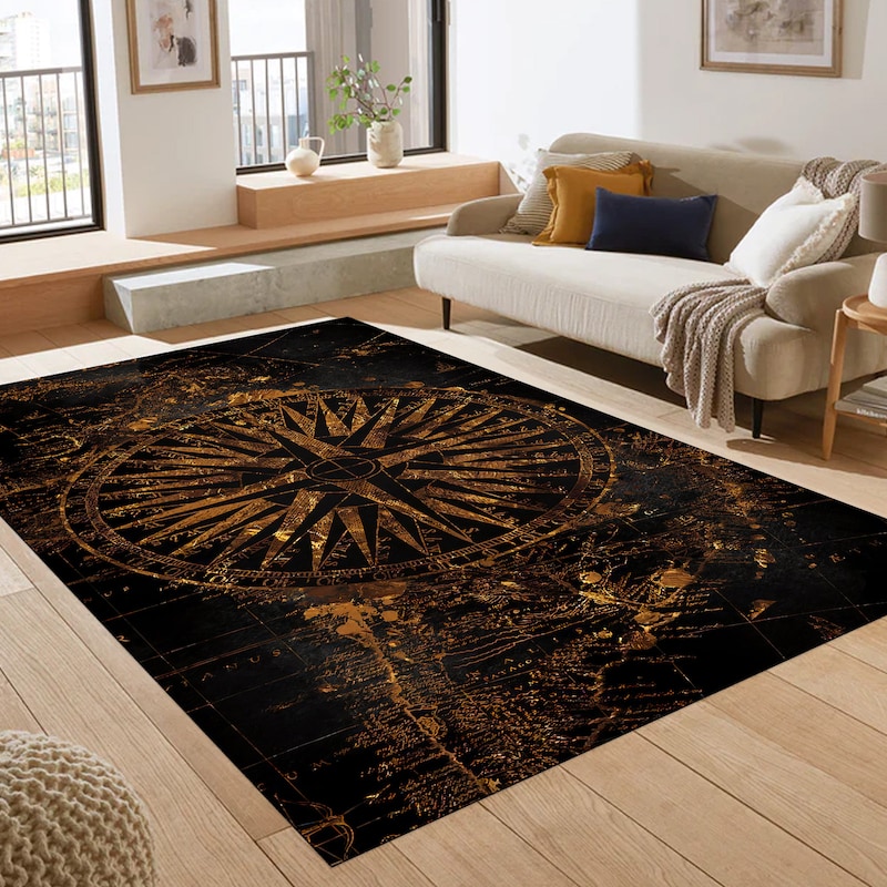 World Map Rug - Etsy